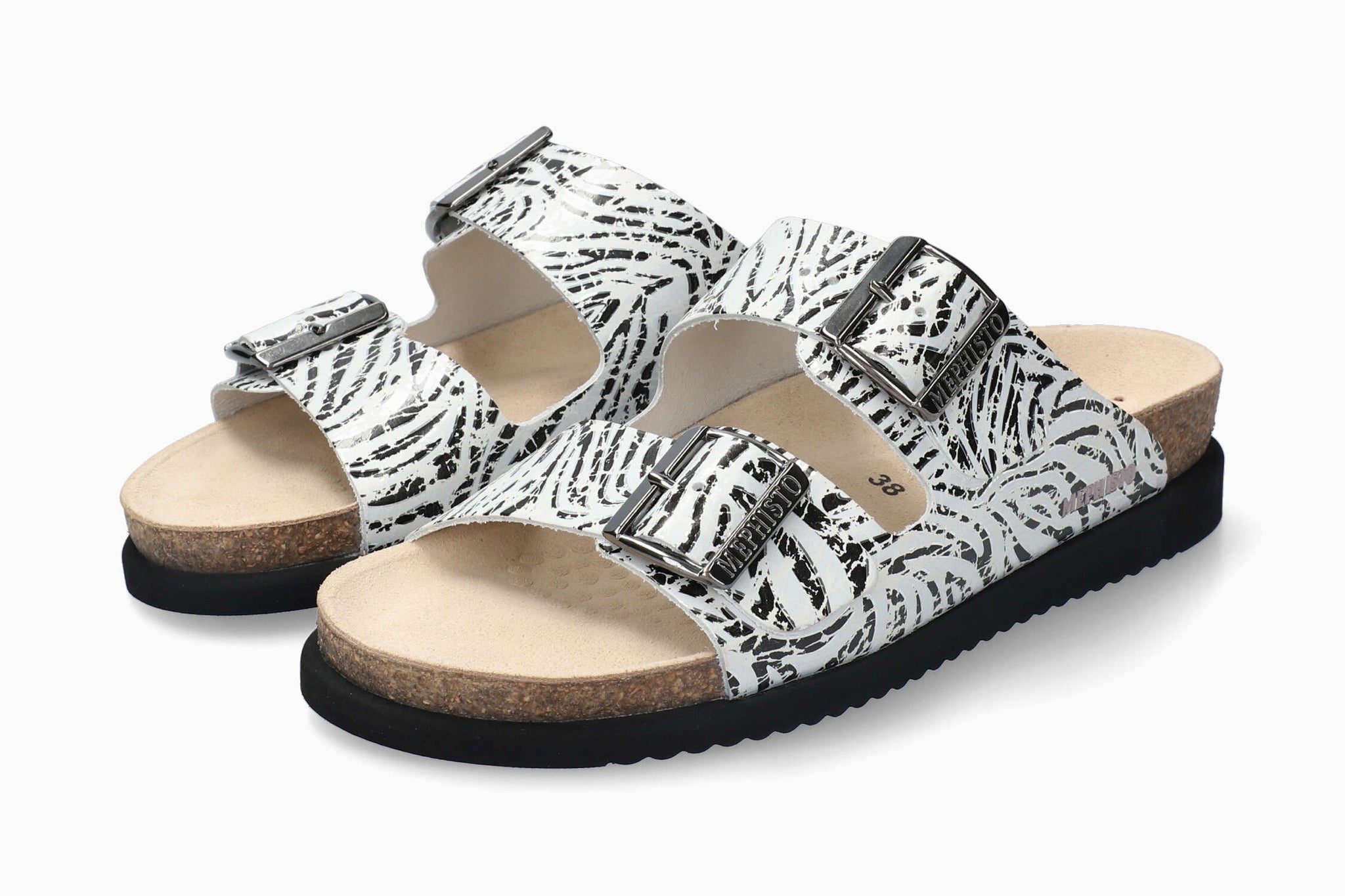 Hester - White and Black Metallic | Mephisto Canada